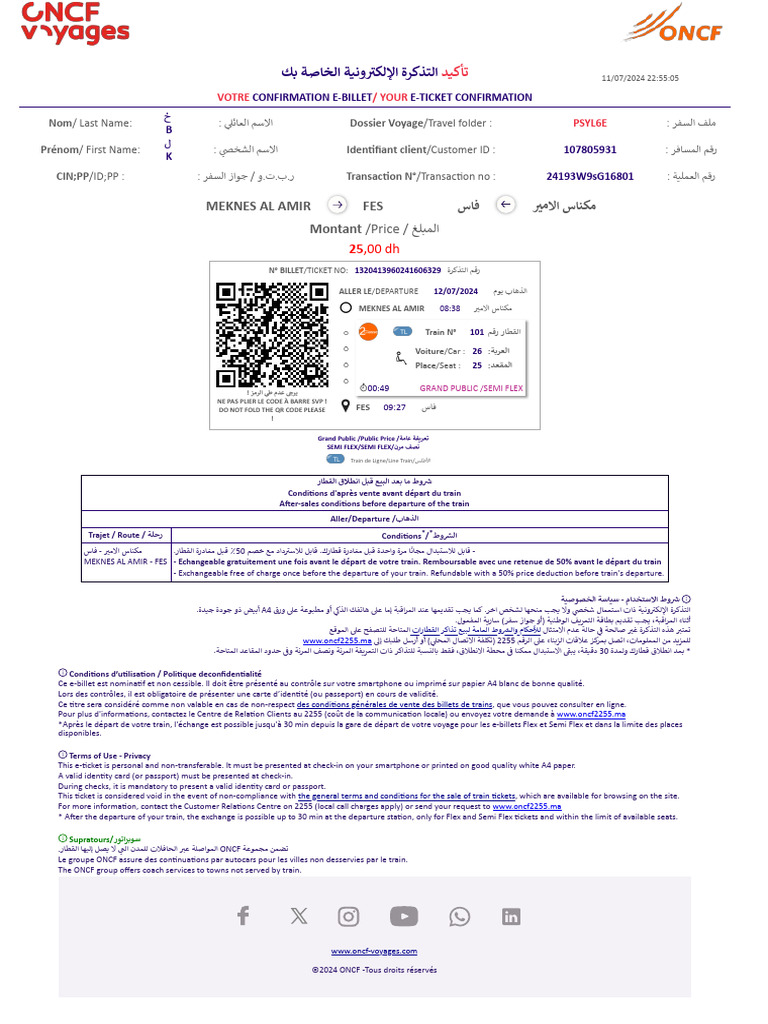 Oncf Voyages K B | PDF