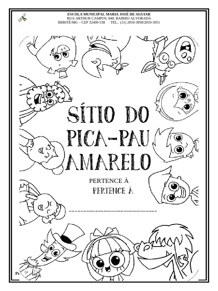 01.capa. Sitío Do Pica-Pau Amarelo | PDF