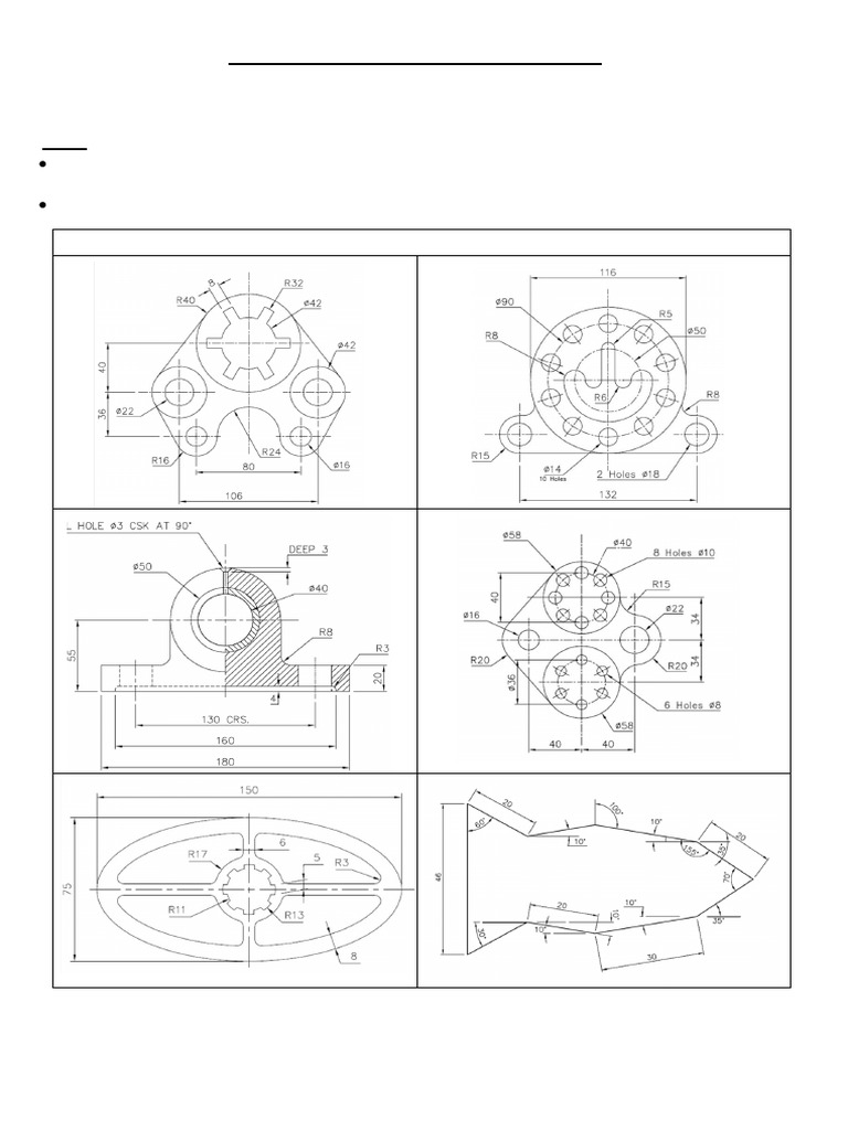 Tutorial 1b - Getting Started With Auto CAD | PDF