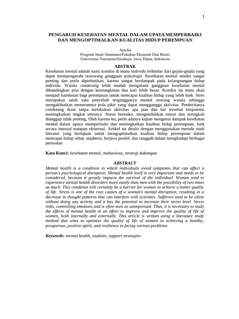 Contoh Artikel PKKMB | PDF