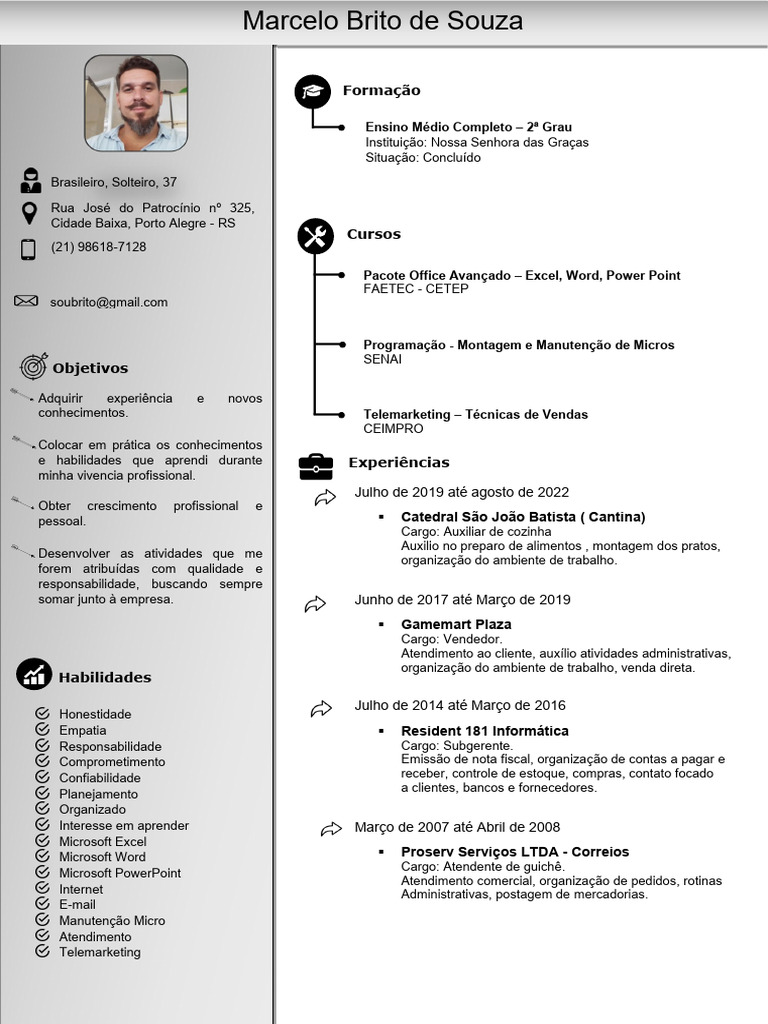 Marcelo Brito (700) Curriculo | PDF