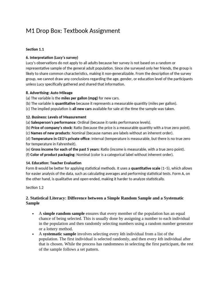 M1 Drop box assignment | PDF