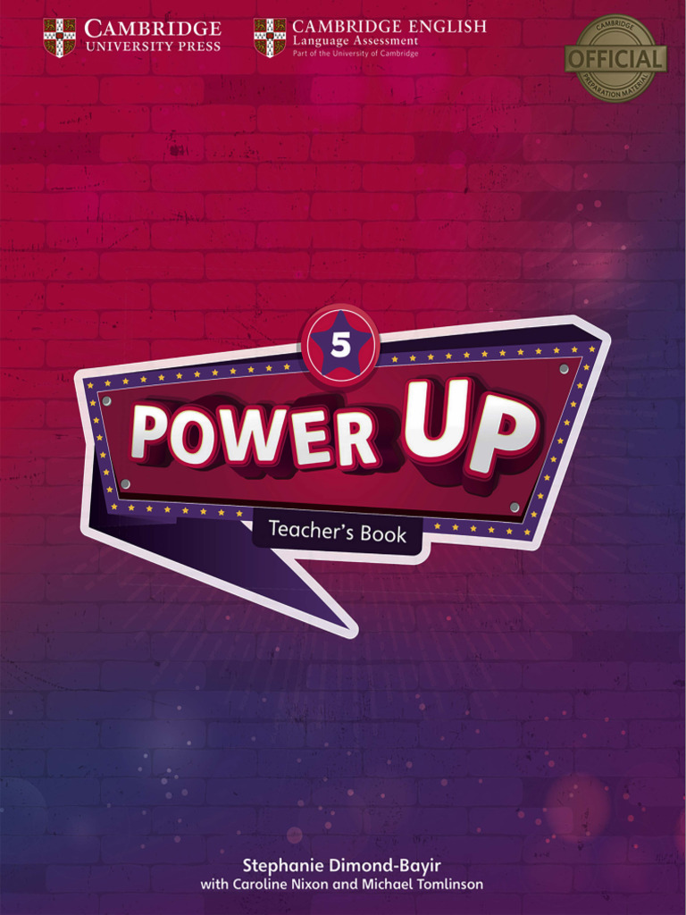 Power Up 5 Teacher's Book | PDF