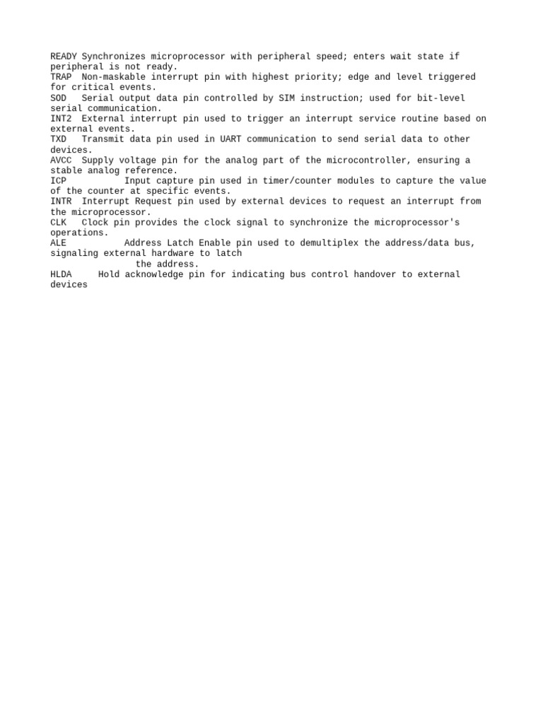 Pin Function | PDF