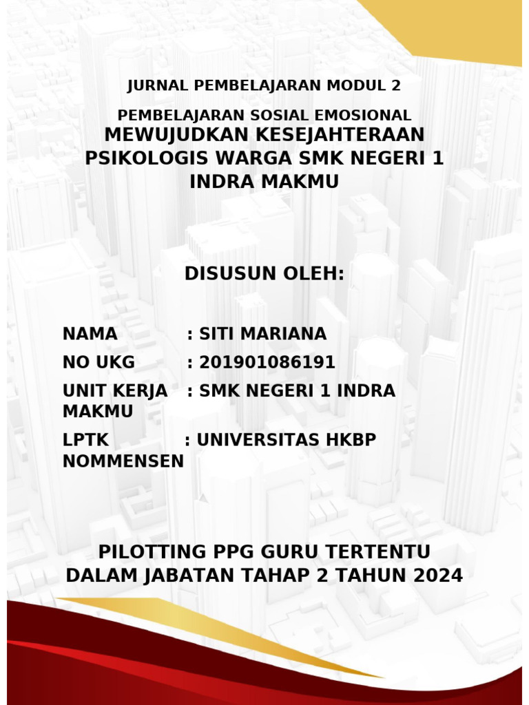 Jurnal Pembelajaran Modul 2 Pse | PDF
