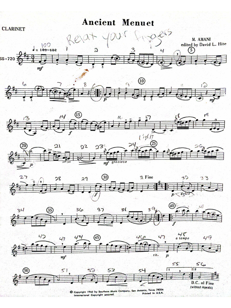 Ancient Menuet | PDF