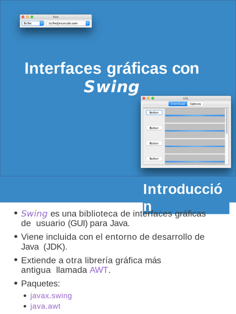 Taller Java Clase 12 Swing Final | PDF