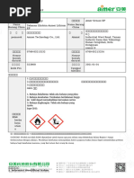 MSDS Aquadest (Indo) | PDF