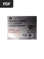 Huawei EG8145V5 Login and Setup Guide | PDF