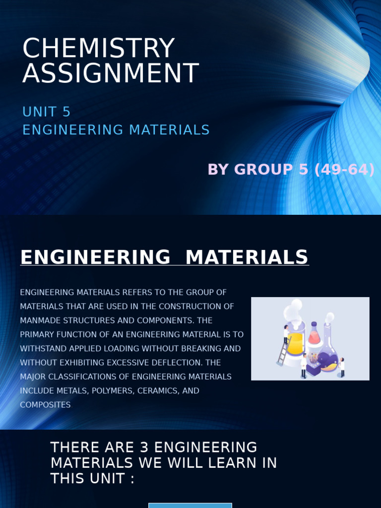 Chemistry Assignment | PDF