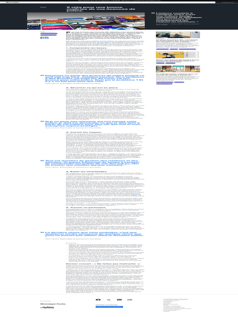 Font Licensing Tips - Monotype | PDF