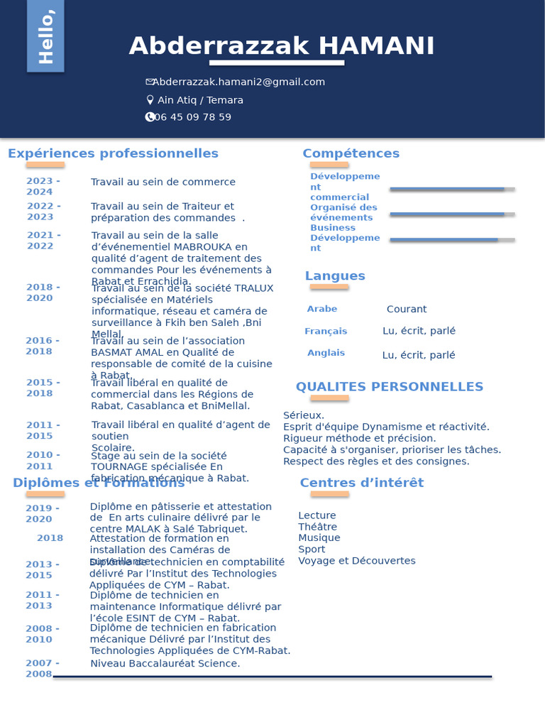 Modele CV Design Clean Pack | PDF