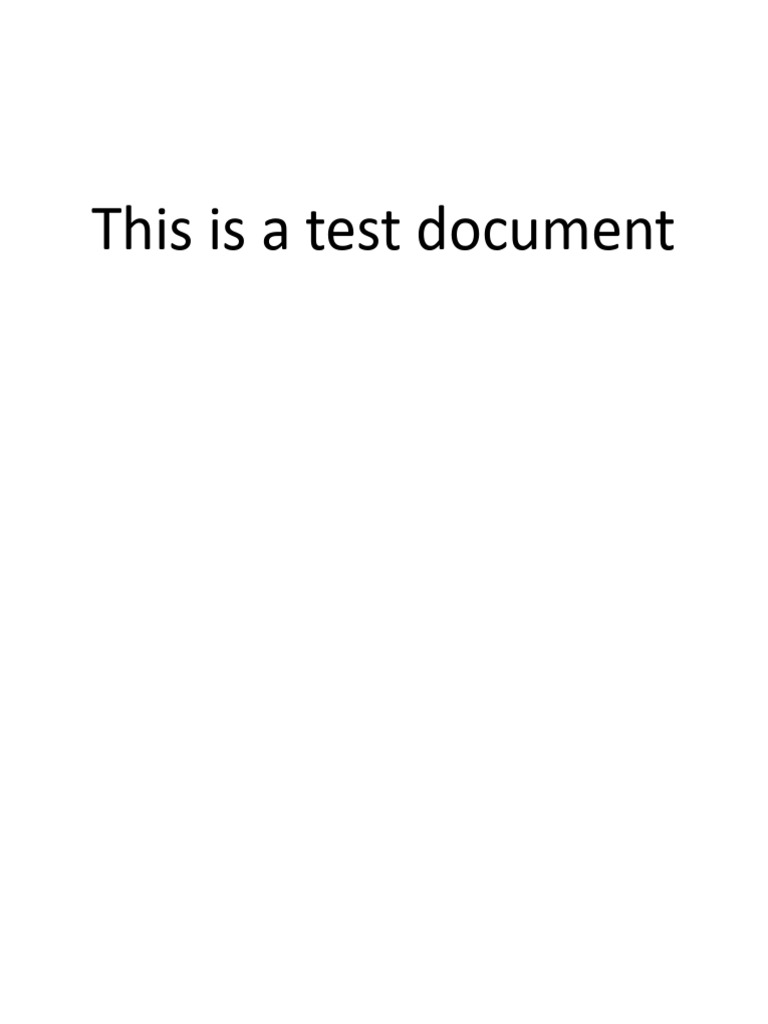 Test PDF | PDF