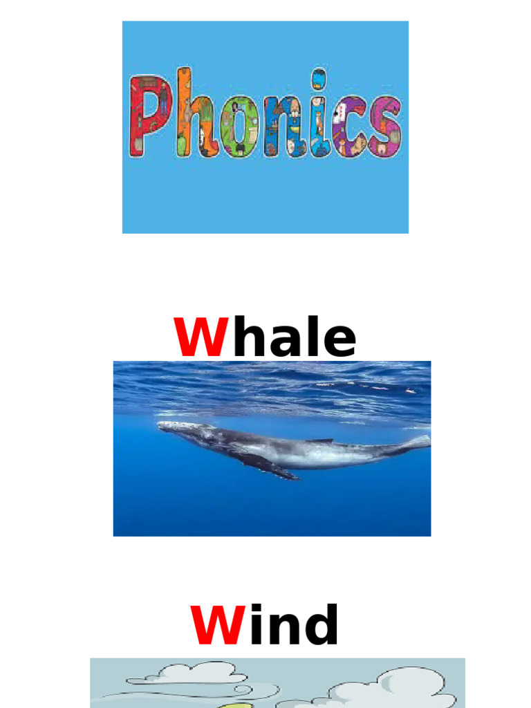 Phonics W | PDF
