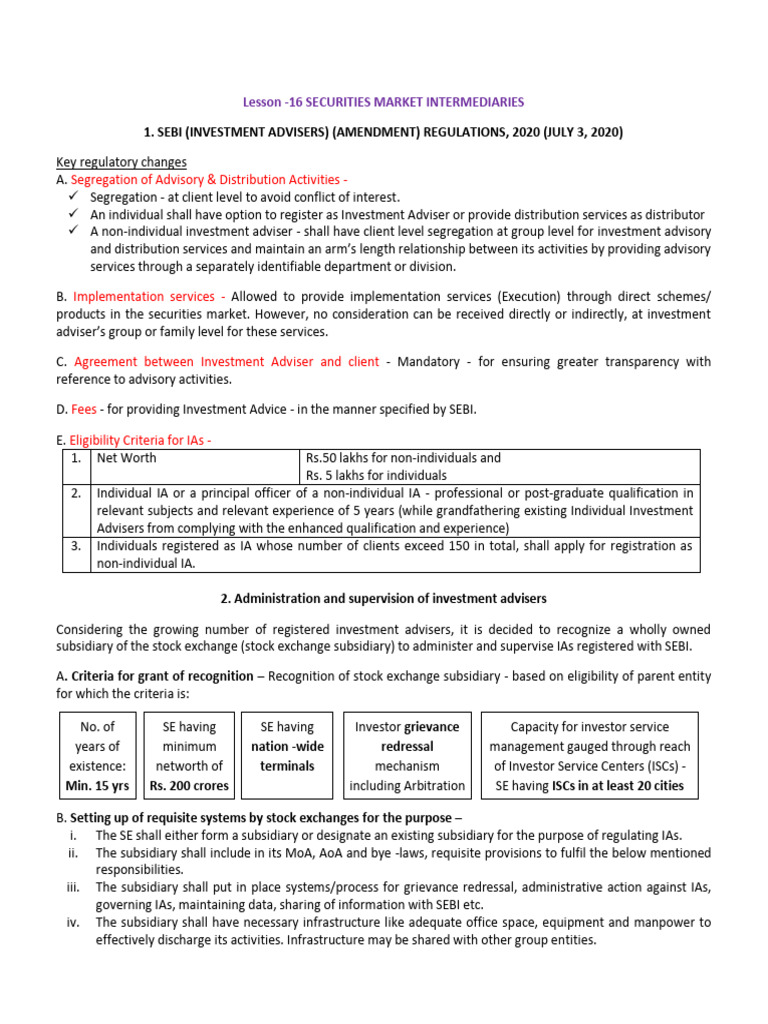 Chapter 16 Amendments | PDF