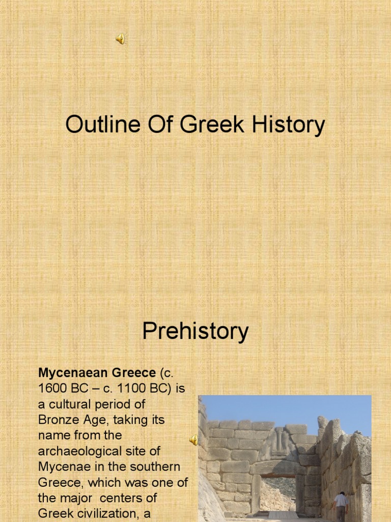 Outline of Greek History | PDF | Ancient Greece | Greece