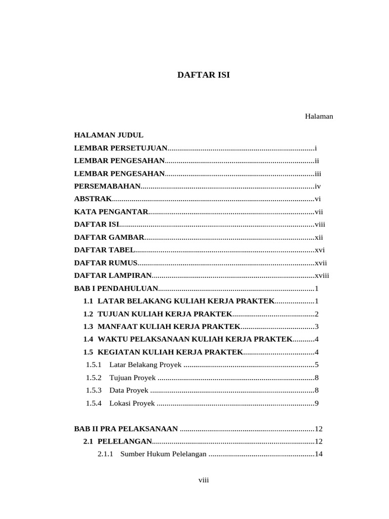 DAFTAR ISI | PDF