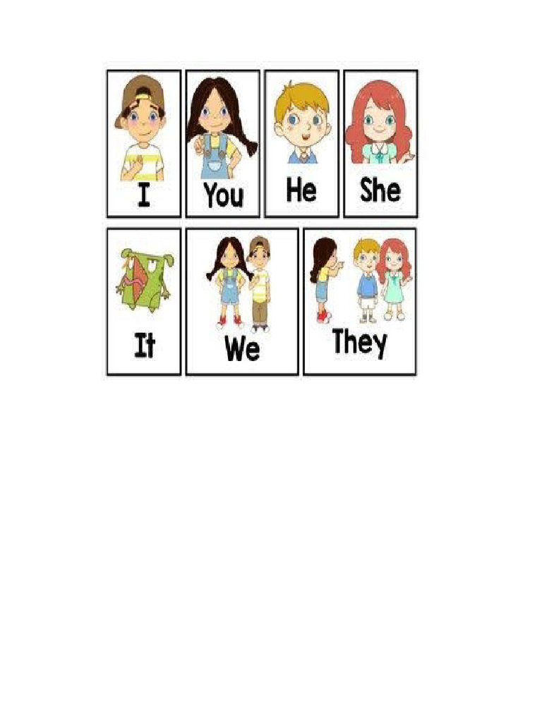 Subject Pronouns | PDF