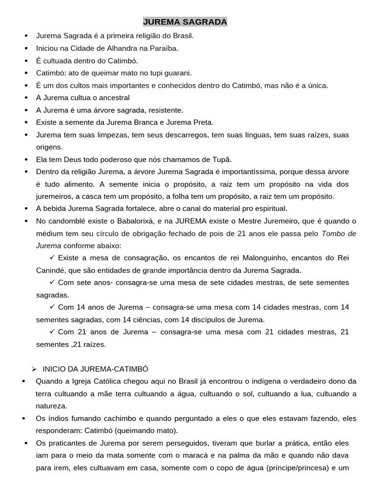 Jurema Sagrada | PDF