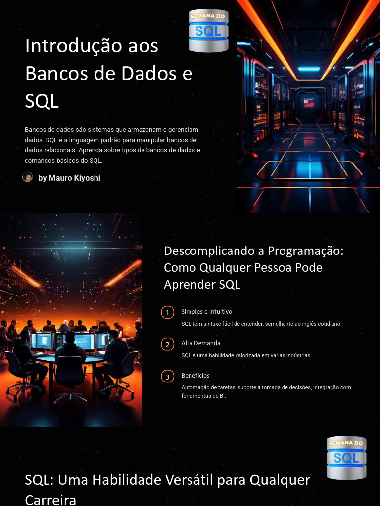 Semana-Do-SQL - Introducao-aos-Bancos-de-Dados-e-SQL | PDF