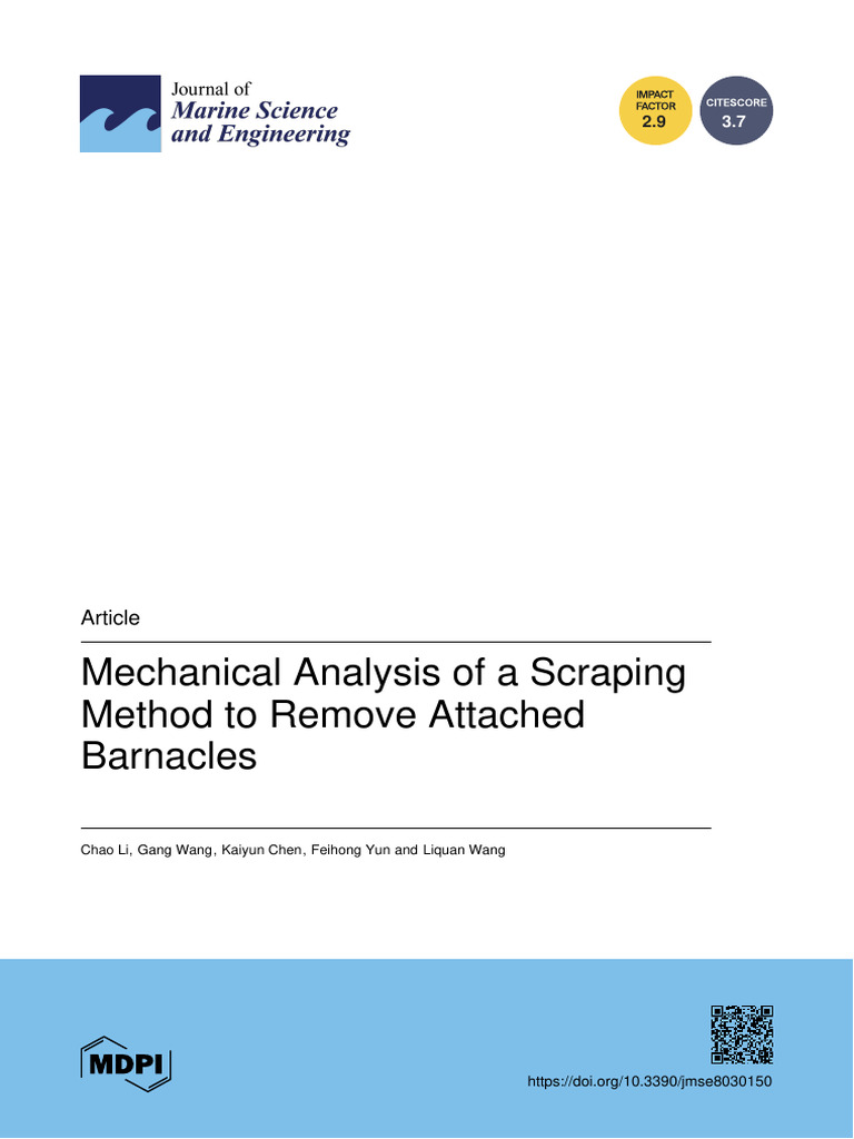 Jmse 08 00150 With Cover | PDF