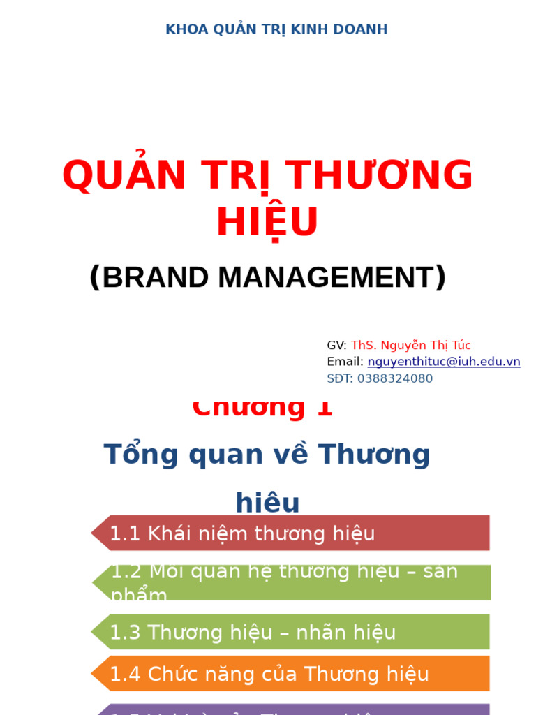 Chapter 1 - Brands | PDF