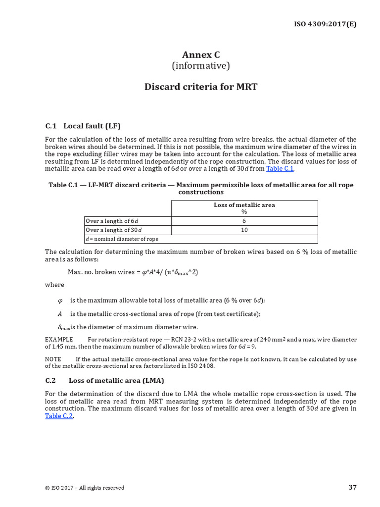 Iso 4309 2017 Edition PDF Free11 | PDF