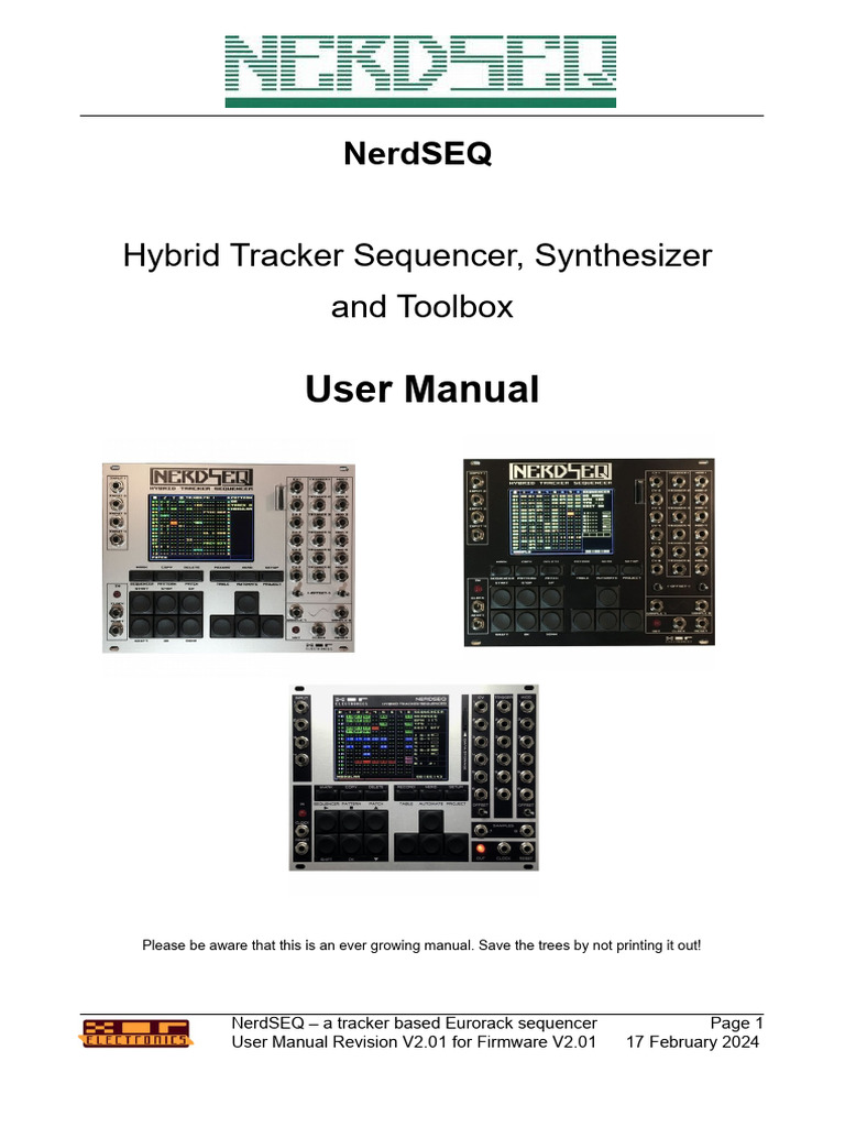 Nerdseq Manual 2 01 | PDF