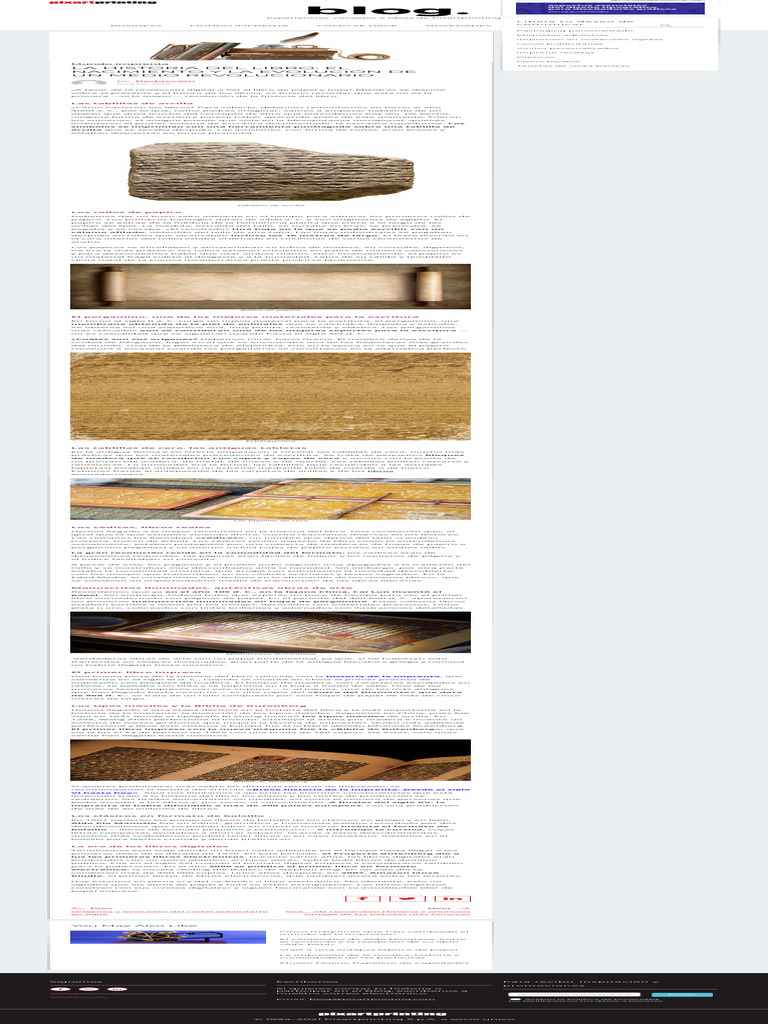 La Historia Del Libro Nacimiento y Evolución Pixartprinting | PDF