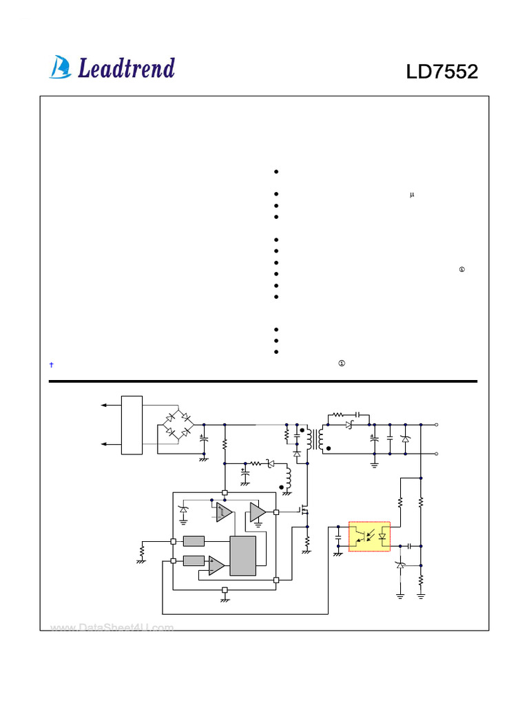 LD7552 Leadtrend | PDF