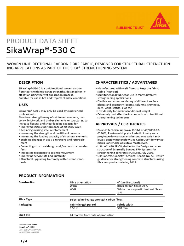 Sikawrap - 530 C | PDF