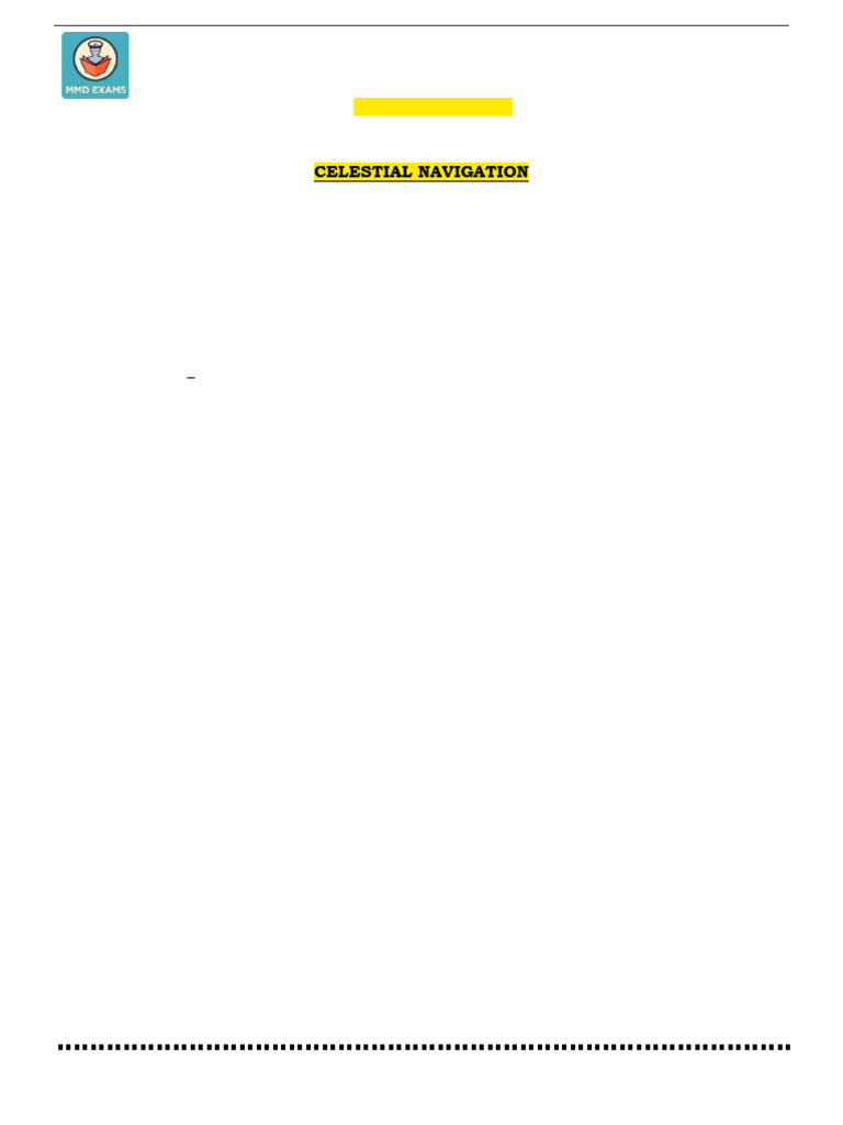 2MFG Cel Nav QP June 2022-Min | PDF