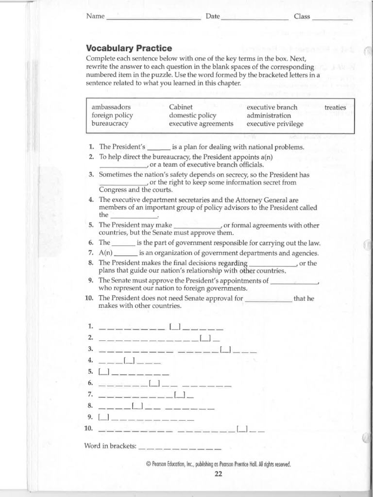 CH 9 Key Terms Practice | PDF