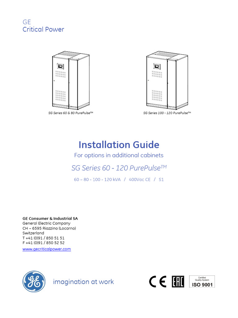 Ge Ups Opm Sge Opt 60K M12 1GB V030 | PDF