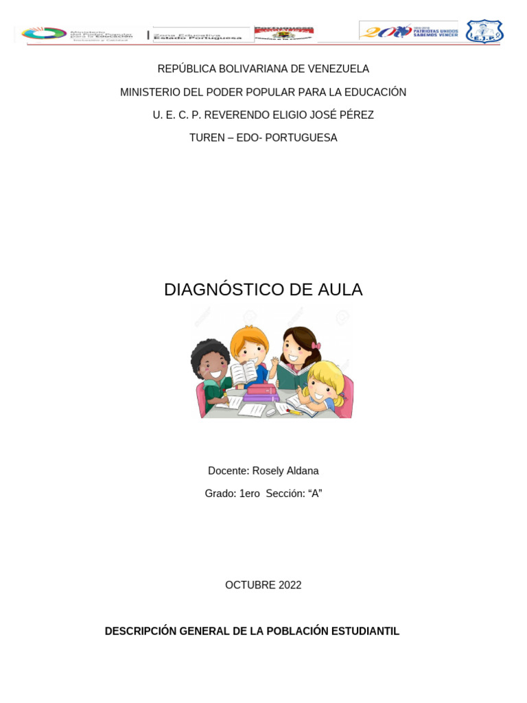 Diagnostico - 1er Grado | PDF