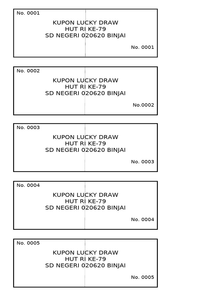 Kupon-Lucky-Draw-1 | PDF