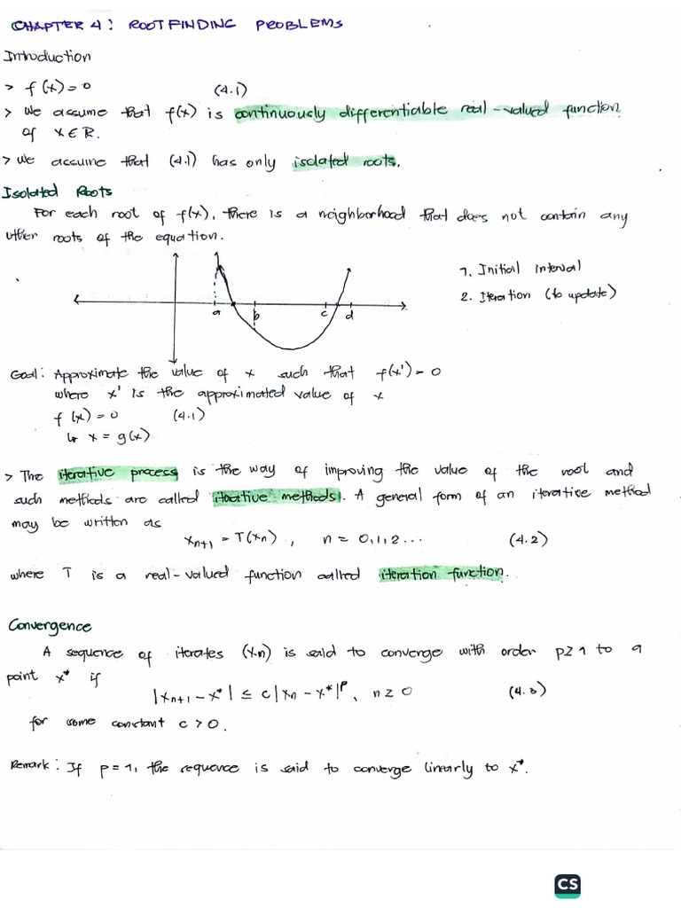 Chapter 4-Numerical Analysis | PDF