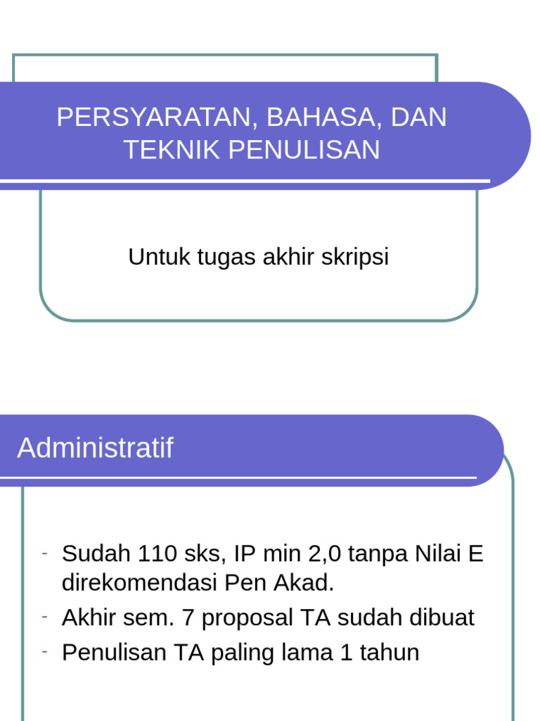 M10-1 Teknik Penulisan K. Tulis | PDF
