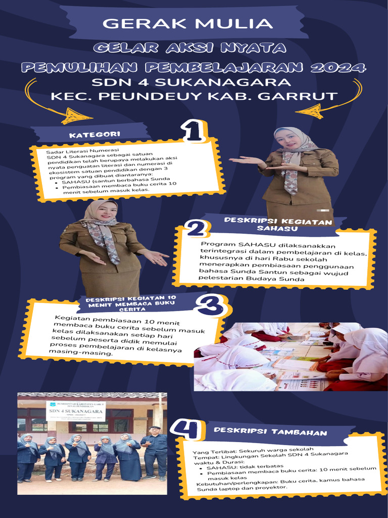 Gerak MULIA SDN 4 Sukanagara Kec. Peundeuy Kab. GARUT | PDF