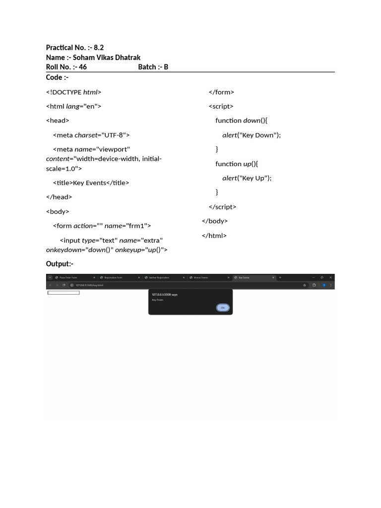 (Soham) Practical No8.2 | PDF