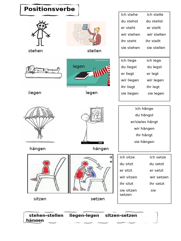 Positionsverben 159217 | PDF