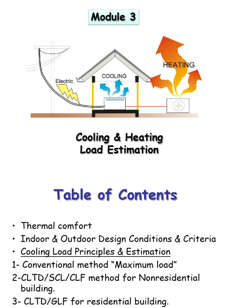 Module 3 (Cooling Load) Nour | PDF