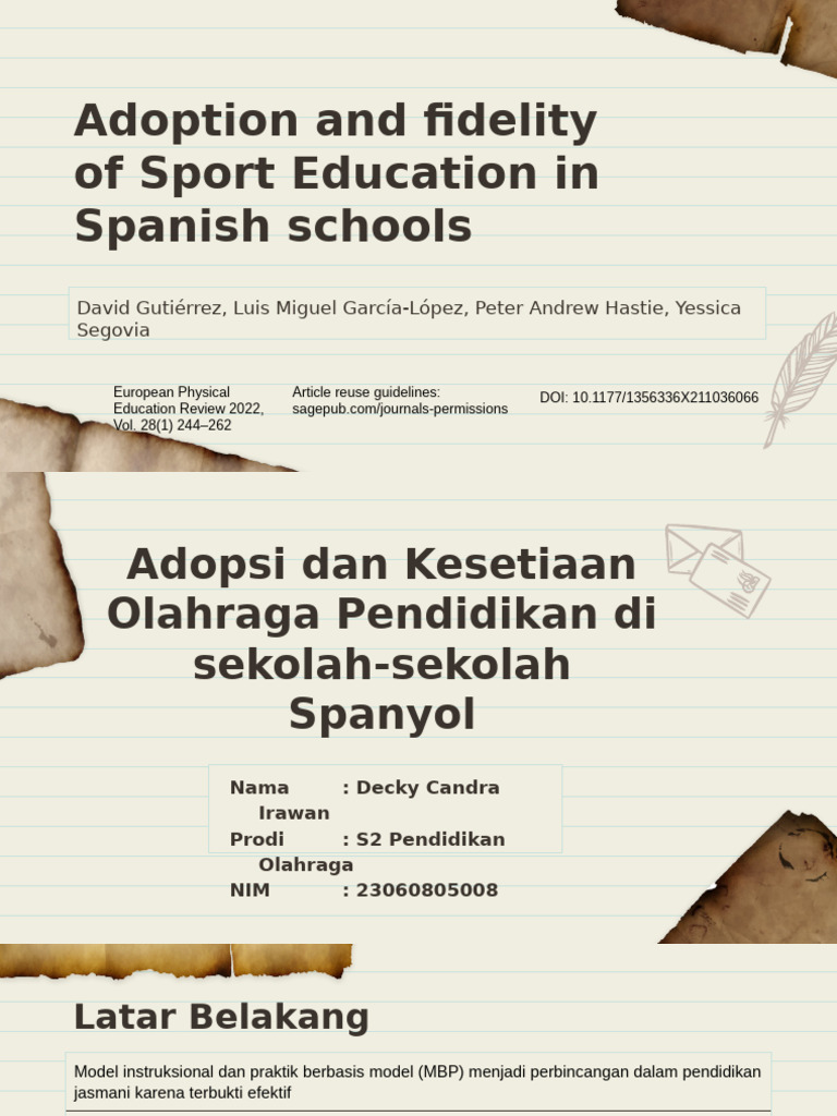 Paparan Artikel Jurnal Internasional - Decky - S2 PenOr | PDF