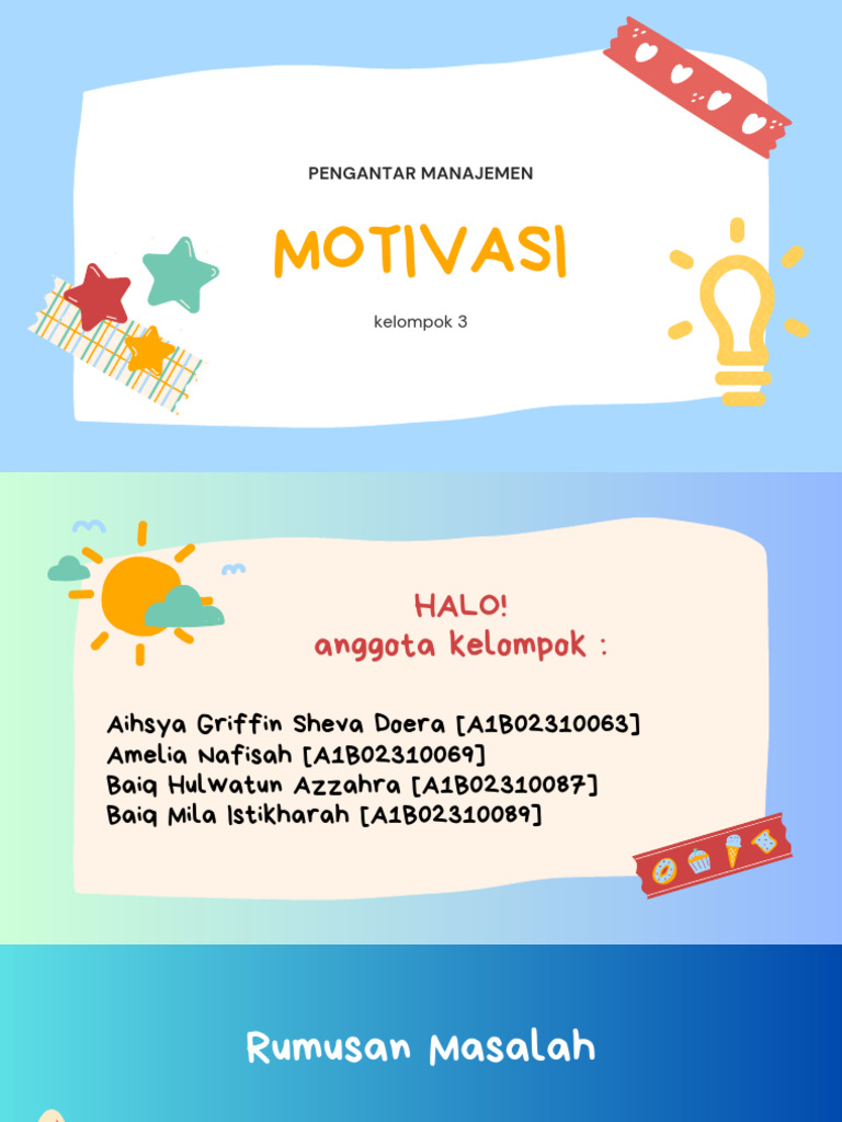 P. MNJM (Motivasi) | PDF