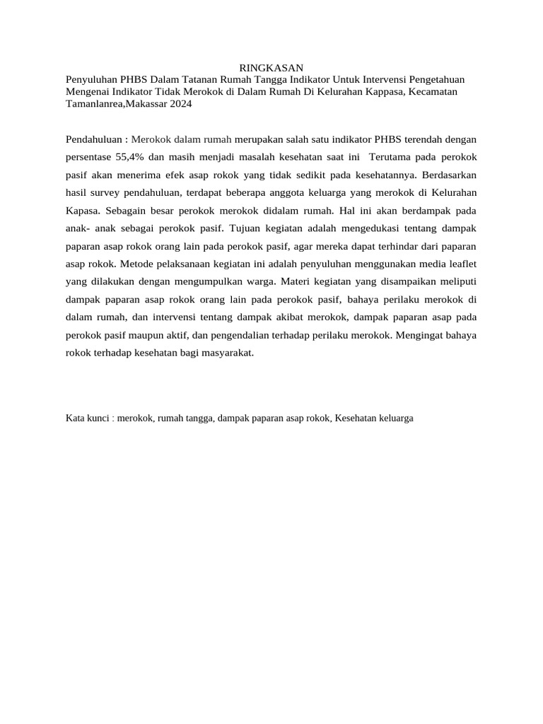 RINGKASAN | PDF