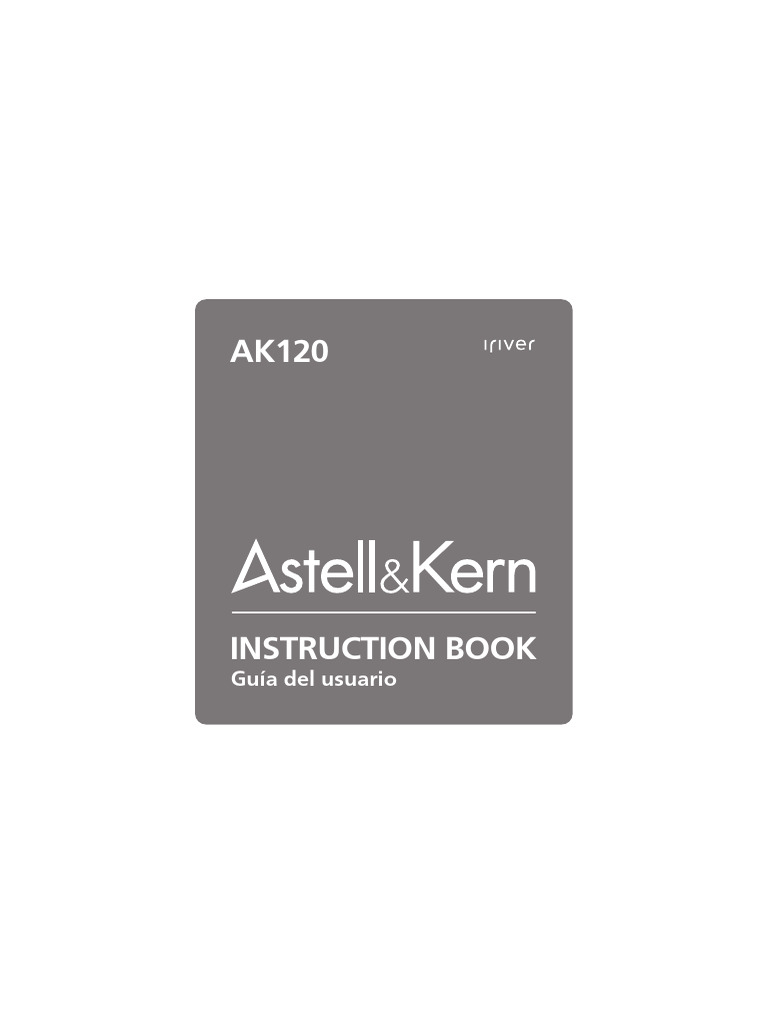 AK120 Instruction Book | PDF