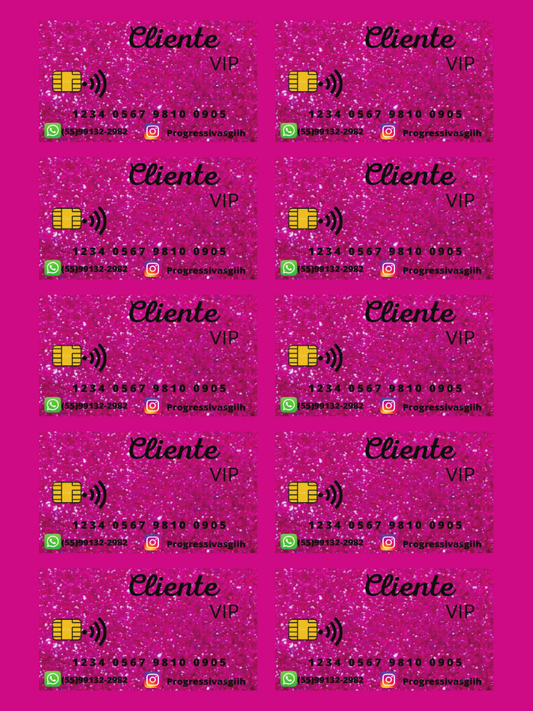 Cliente Vip - Cartão Nosso Gabarito | PDF
