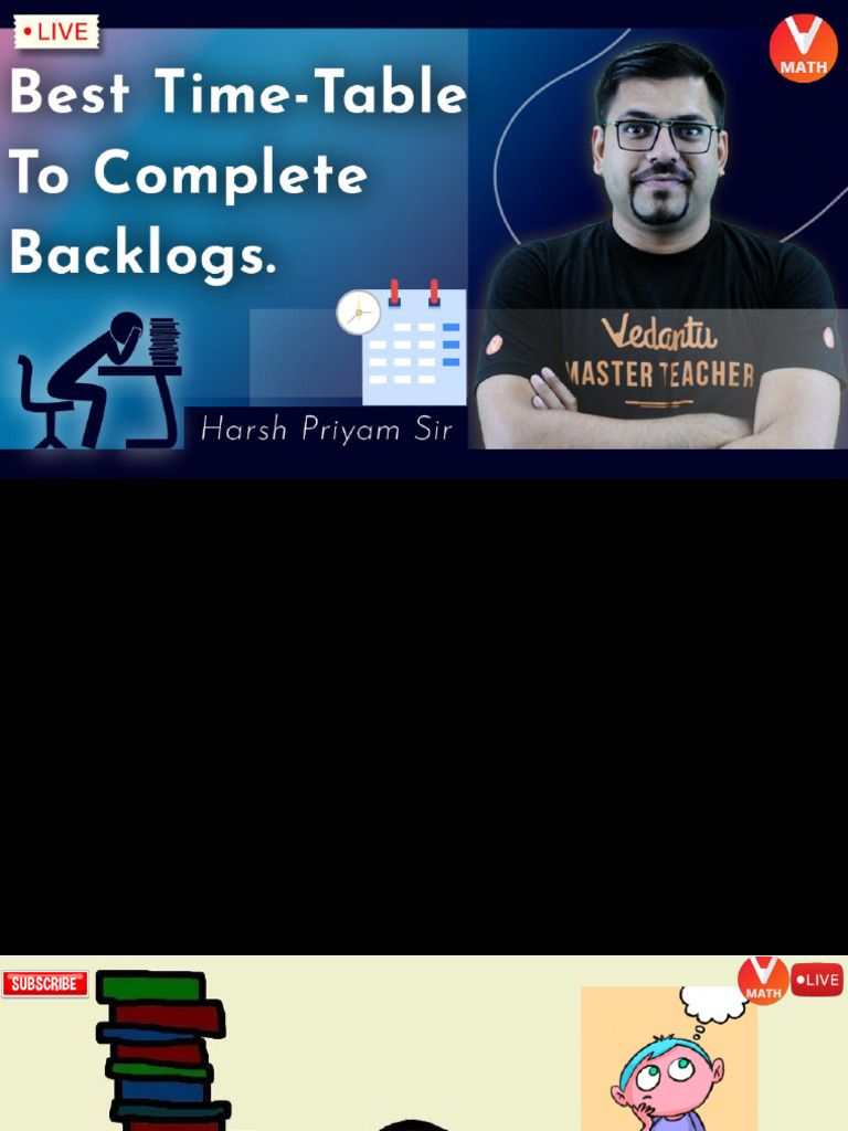 Best Time-Table To Complete Backlogs | PDF | Physiology | Self-Improvement