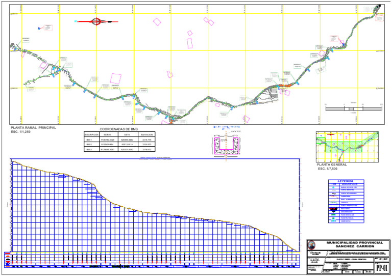 Planta y Perfil-Perfil-1 | PDF