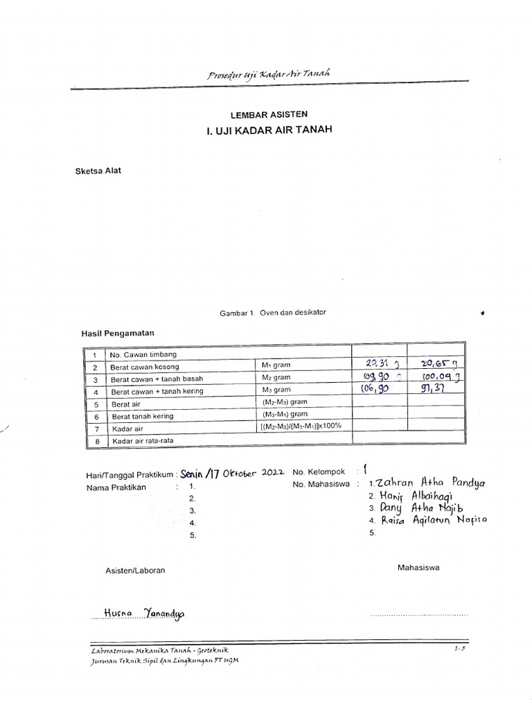 Laporam Sementara Mektan | PDF